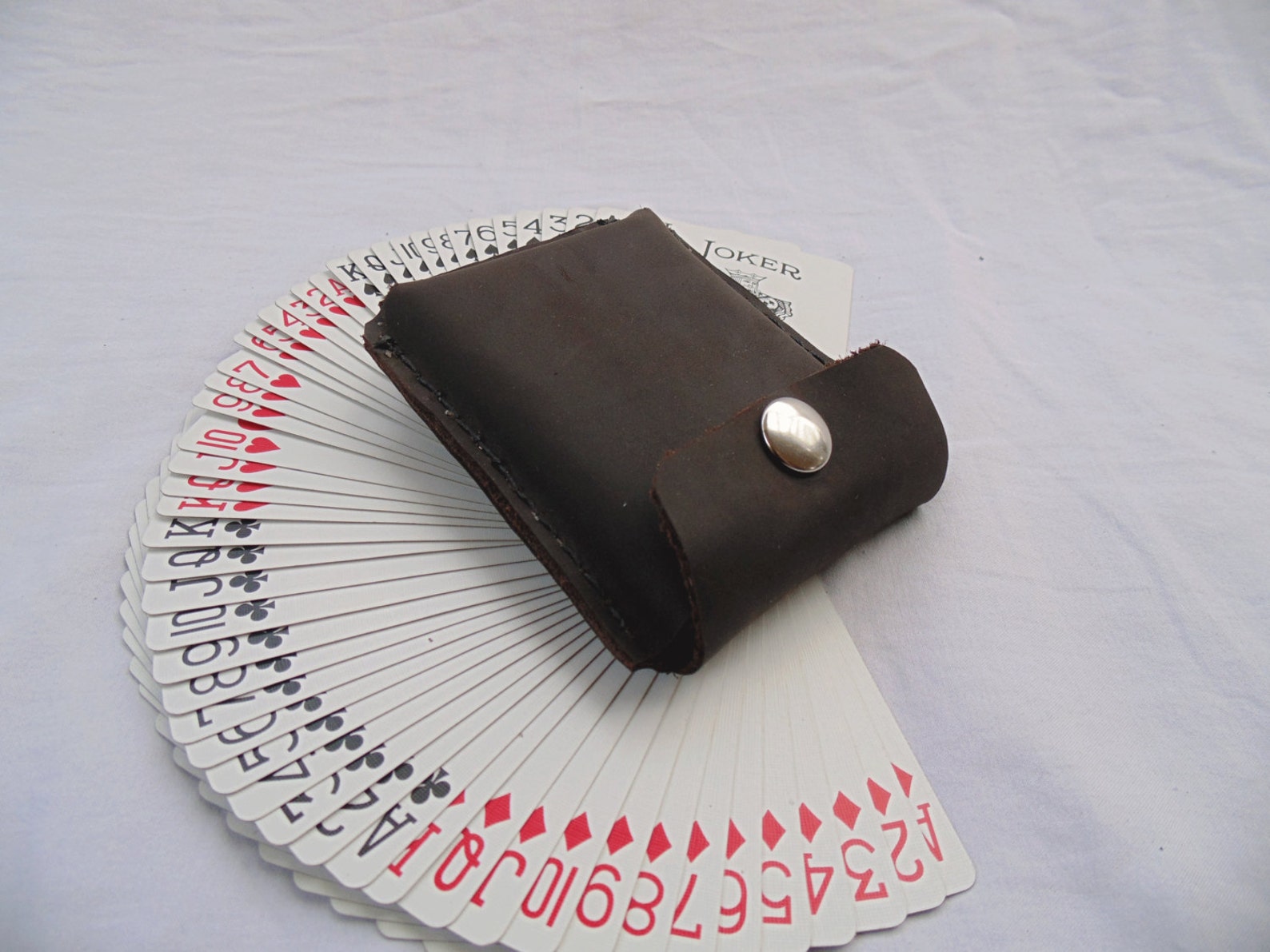 Custom Leather Card Case - Etsy