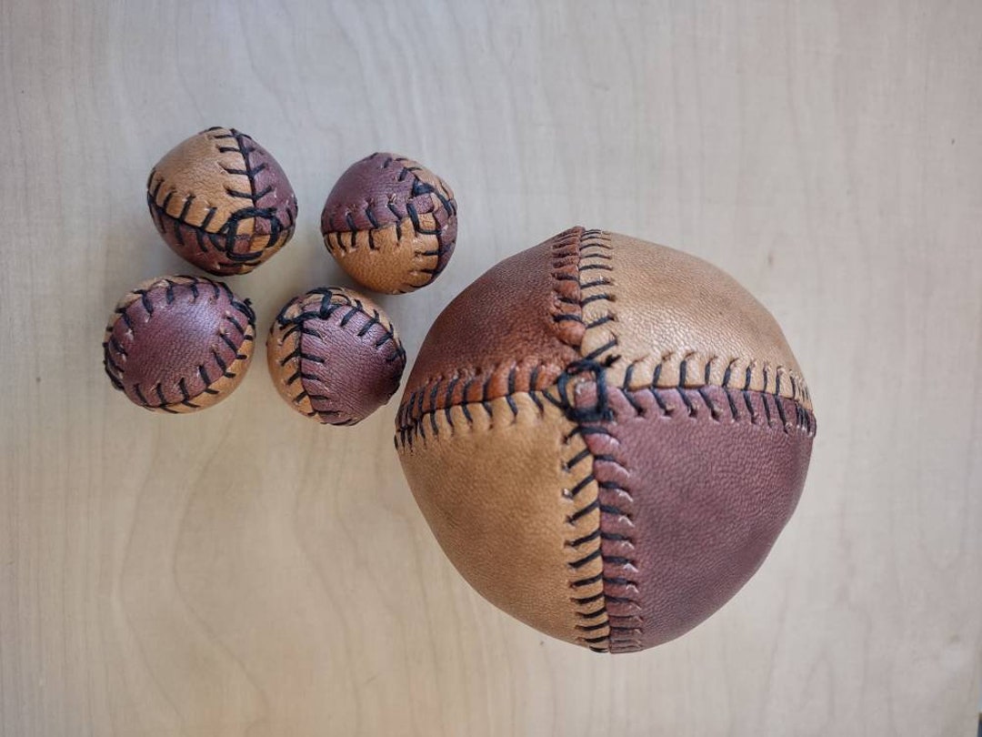 Single Leather 4 Panel Ball for Chop Cup or Cups and Balls Juggling ...
