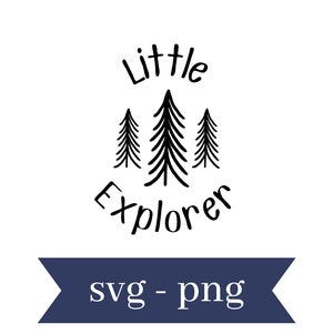Little Explorer Svg Png Instant Download- - Etsy
