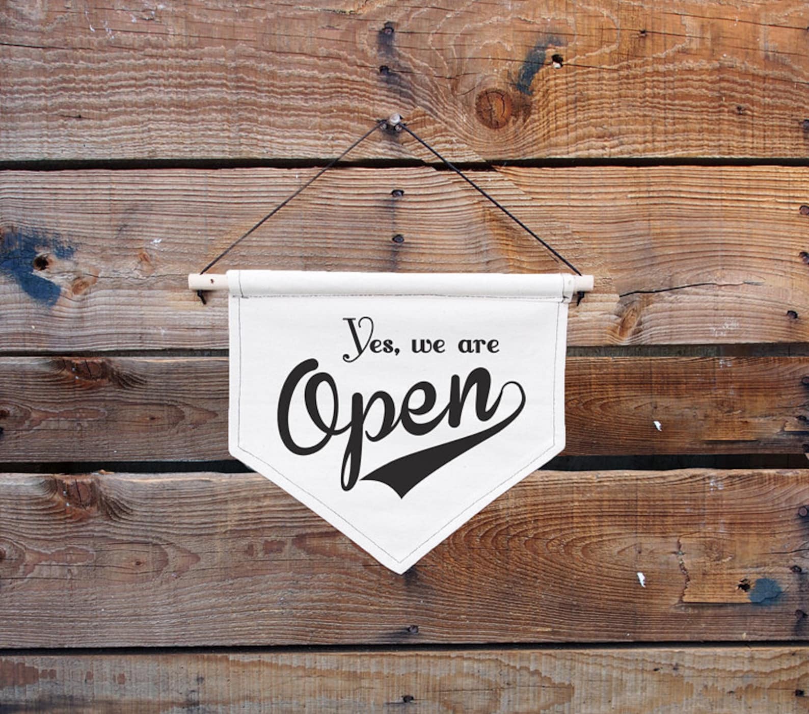 Open Sign Open Closed Sign Canvas Canvas sign Vintage | Etsy