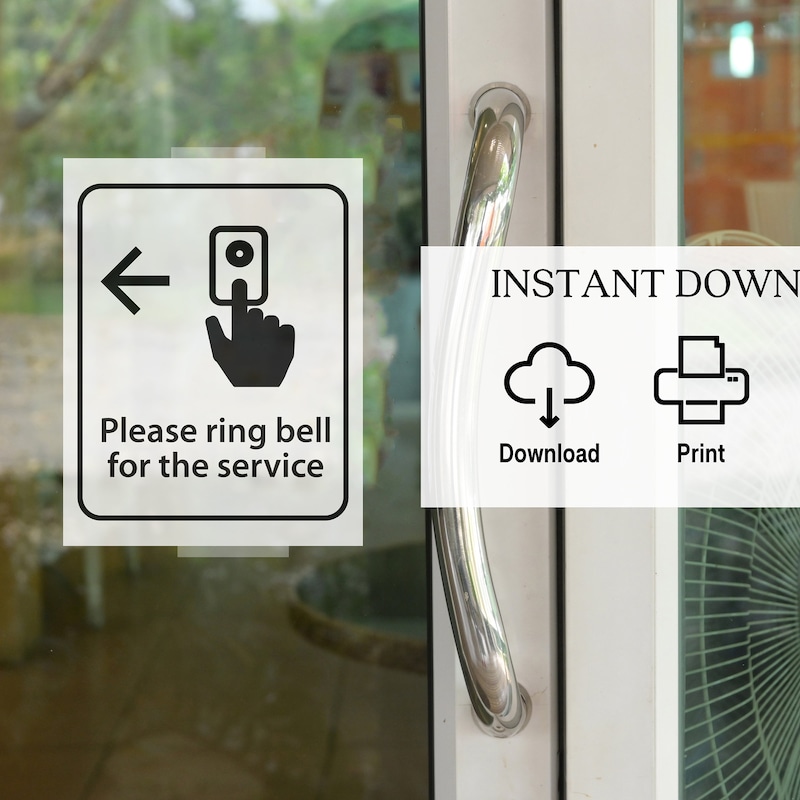 Ring Bell Sign - Etsy