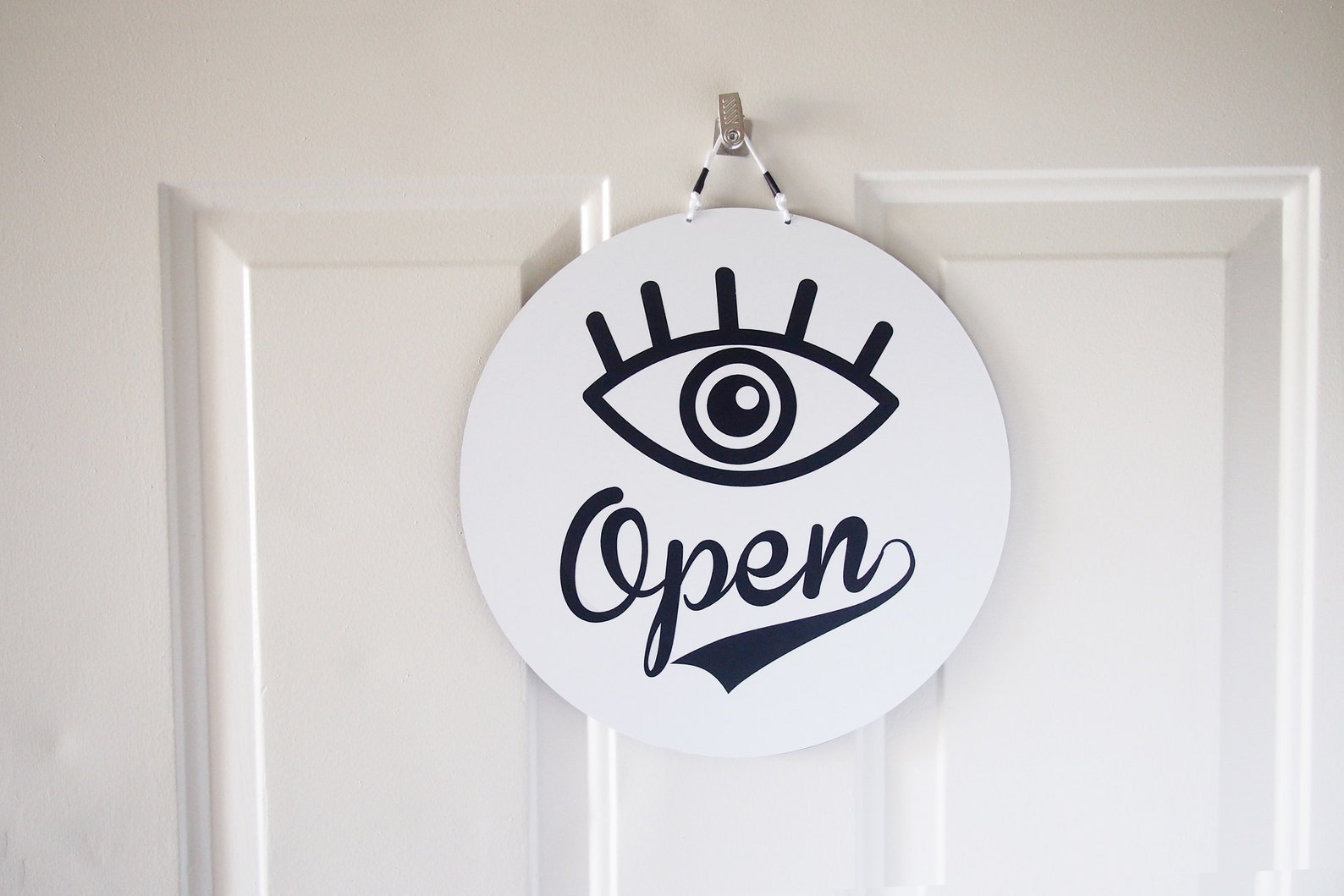 Double Sided Open and Closed Sign for Eye Care Unique Open - Etsy