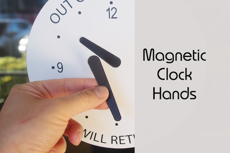 Two Sided in Session/welcome Sign, in Session Clock Sign, Magnetic Sign ...