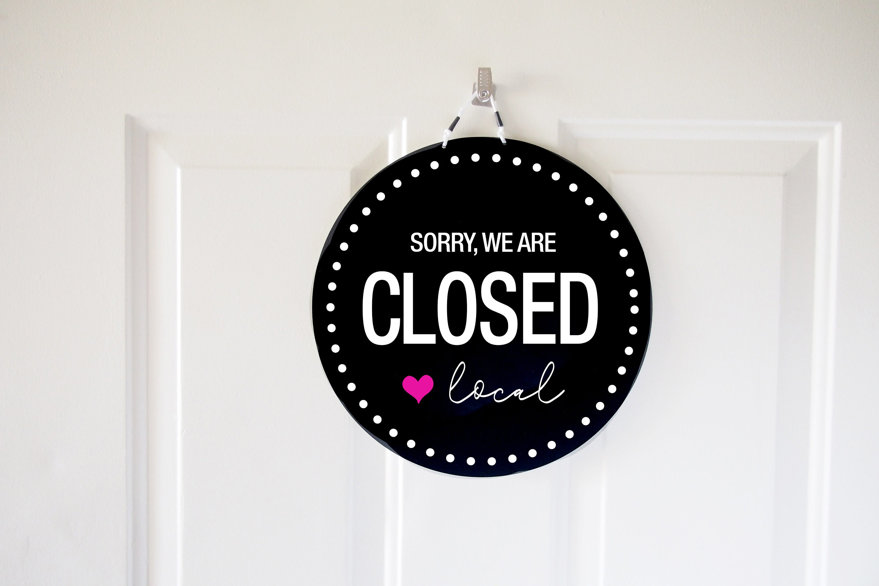 Double Sided Open With Love(heart) Local, Unique Open Closed Sign.funny ...