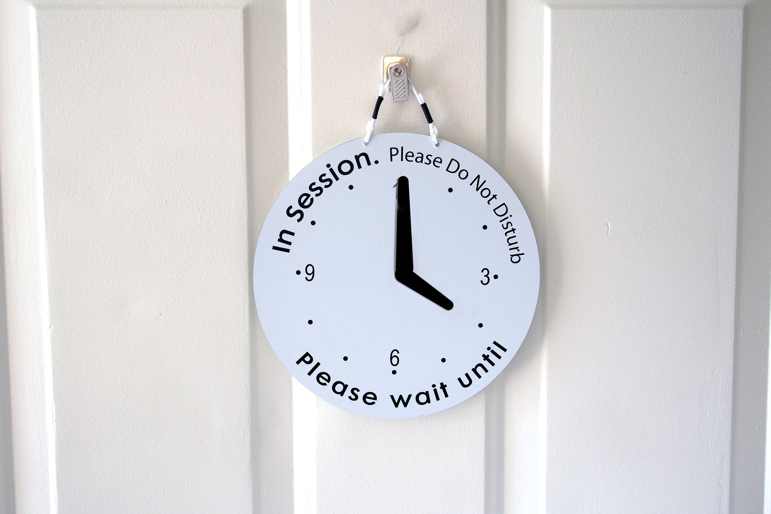 Two Sided in Session/welcome Sign, in Session Clock Sign, Magnetic Sign ...