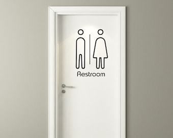 Exit Directional Sign WC Sign Restroom Door Sign Office - Etsy