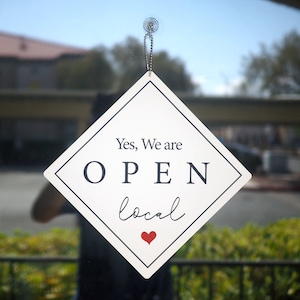 Double Sided Open With Love(heart) Local, Unique Open Closed Sign.funny ...