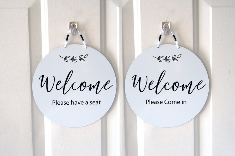 Two Sided in Session/welcome Sign in Session Clock Sign - Etsy