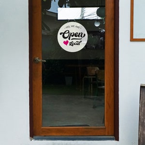 Double Sided Open With Love(heart) Local 2, Unique Open Closed Sign ...
