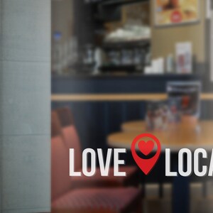 Thank You for Supporting Local Window Decal, Business Decal, Small ...