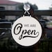 Two Sided Will Return/open Sign,open Sign,store Sign,magnetic Sign - Etsy