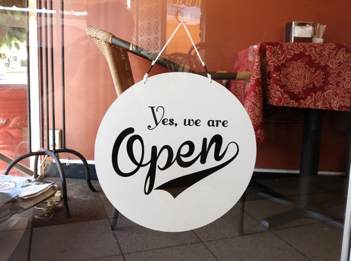 Open Sign Open Closed Sign Vintage Style Vintage Style Open - Etsy