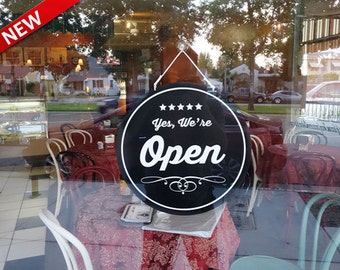 Open Sign, Open Closed Sign, Vintage Style, Vintage Style Open Closed ...