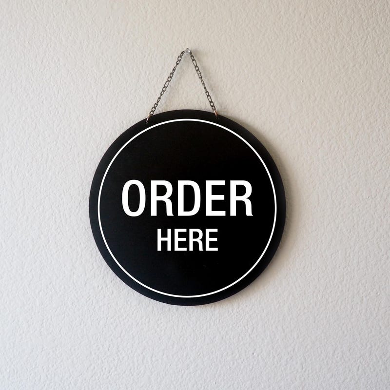 Order Here Sign - Etsy