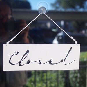 Simple, Clean Modern Style Open/closed Sign - Etsy