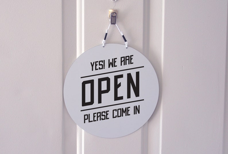 Two Sided Will Return/open Sign,open Sign,store Sign,magnetic Sign - Etsy
