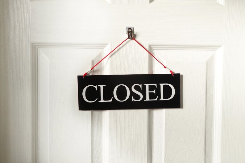 Simple, Modern Style Open/closed Sign - Etsy