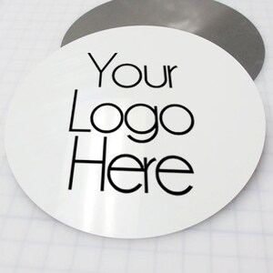Circle Custom Logo on Aluminum - Etsy