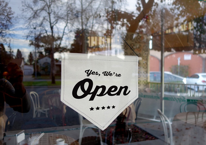 Canvas Hanging Sign-open/closed - Etsy