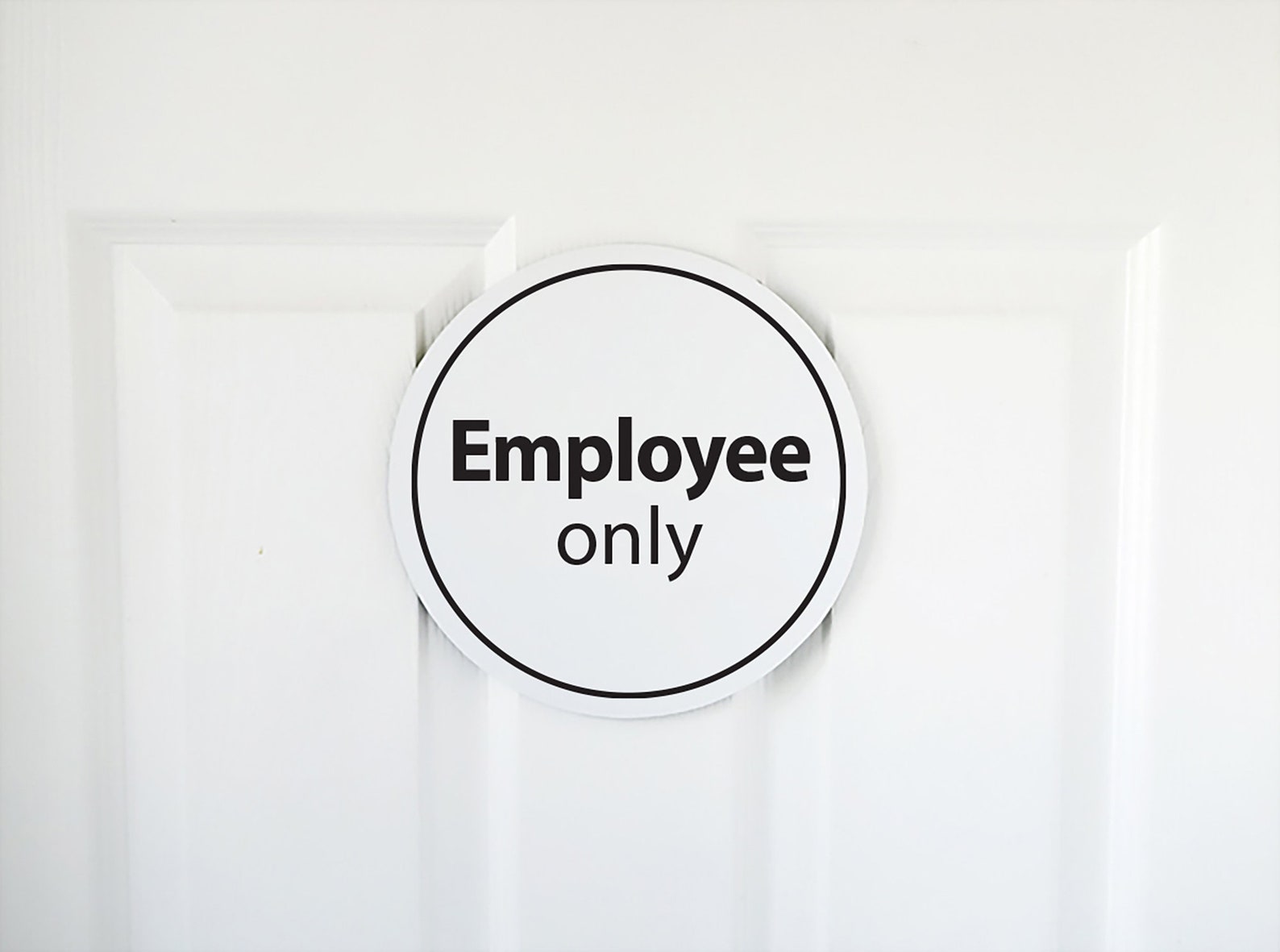 Employee only sign door sign wall sign | Etsy