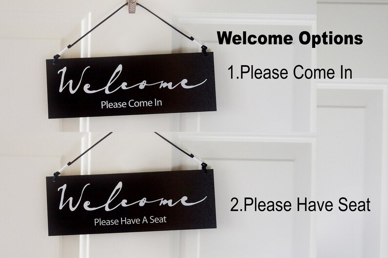 Simple Clean Modern Style in Session Sign Welcome Sign Do - Etsy
