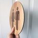 Wood Pattern Restroom Sign - Etsy