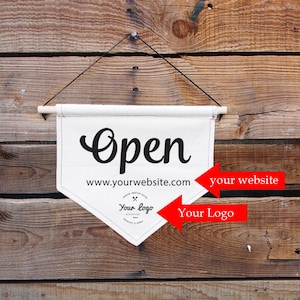 Open Sign, Open Closed Sign, Custom Open Closed ,canvas Sign With a ...