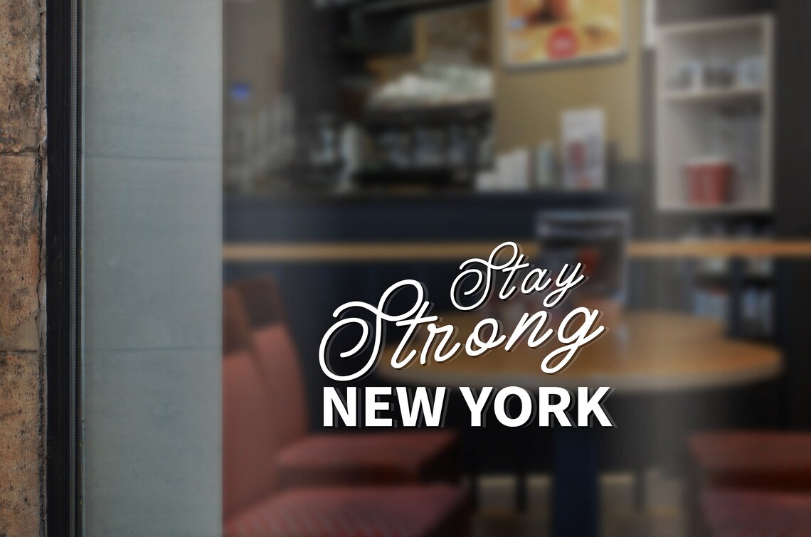Stay Strong Window Decal Business Decal Small Business | Etsy