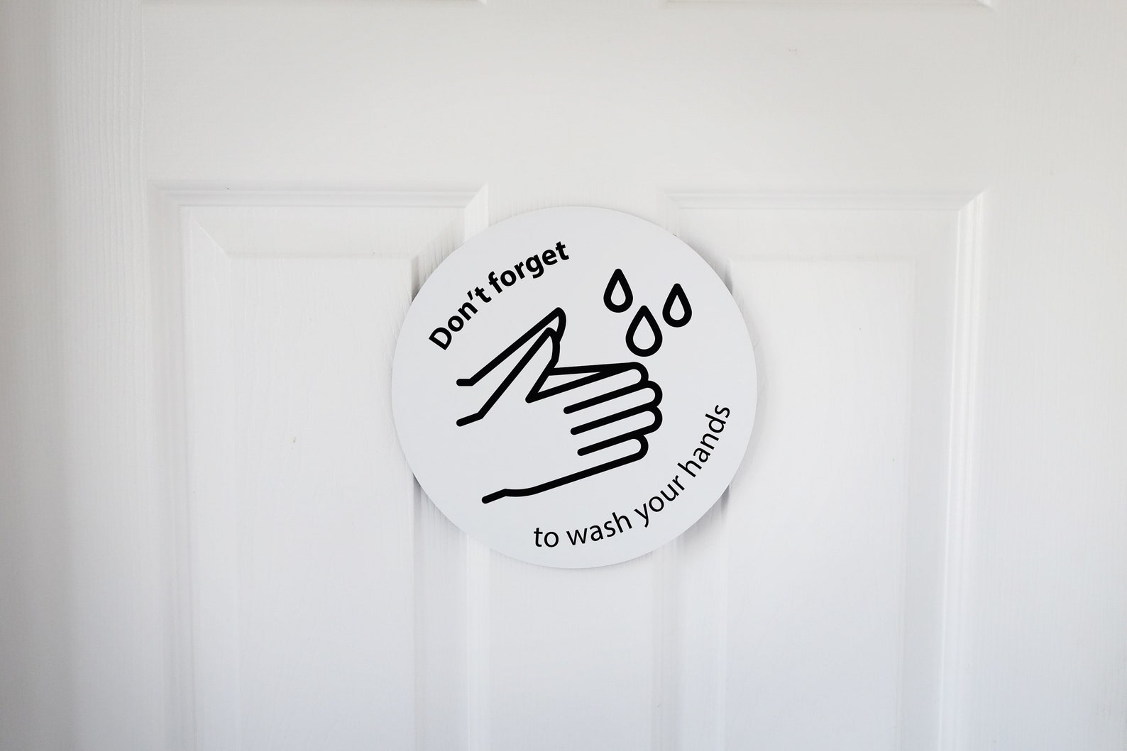 Don't Forget to Wash Your Hands Sign Restroom Sign Clean - Etsy