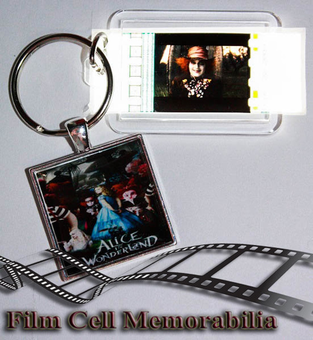 Alice in Wonderland 35mm Film Cell Key Ring Key Chain - Etsy
