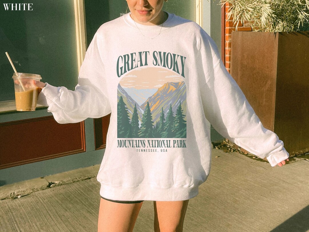 Sweatshirt Tennessee Sweater Gatlinburg Shirt Nature Crewneck Hike ...