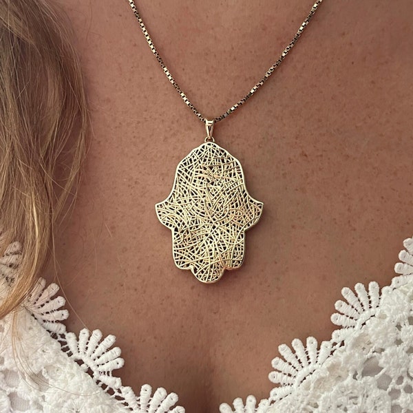 Hamsa Pendant - Etsy