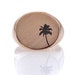 14k Solid Rose Gold Signet Palm Tree Ring for Men and Women, Men's and ...