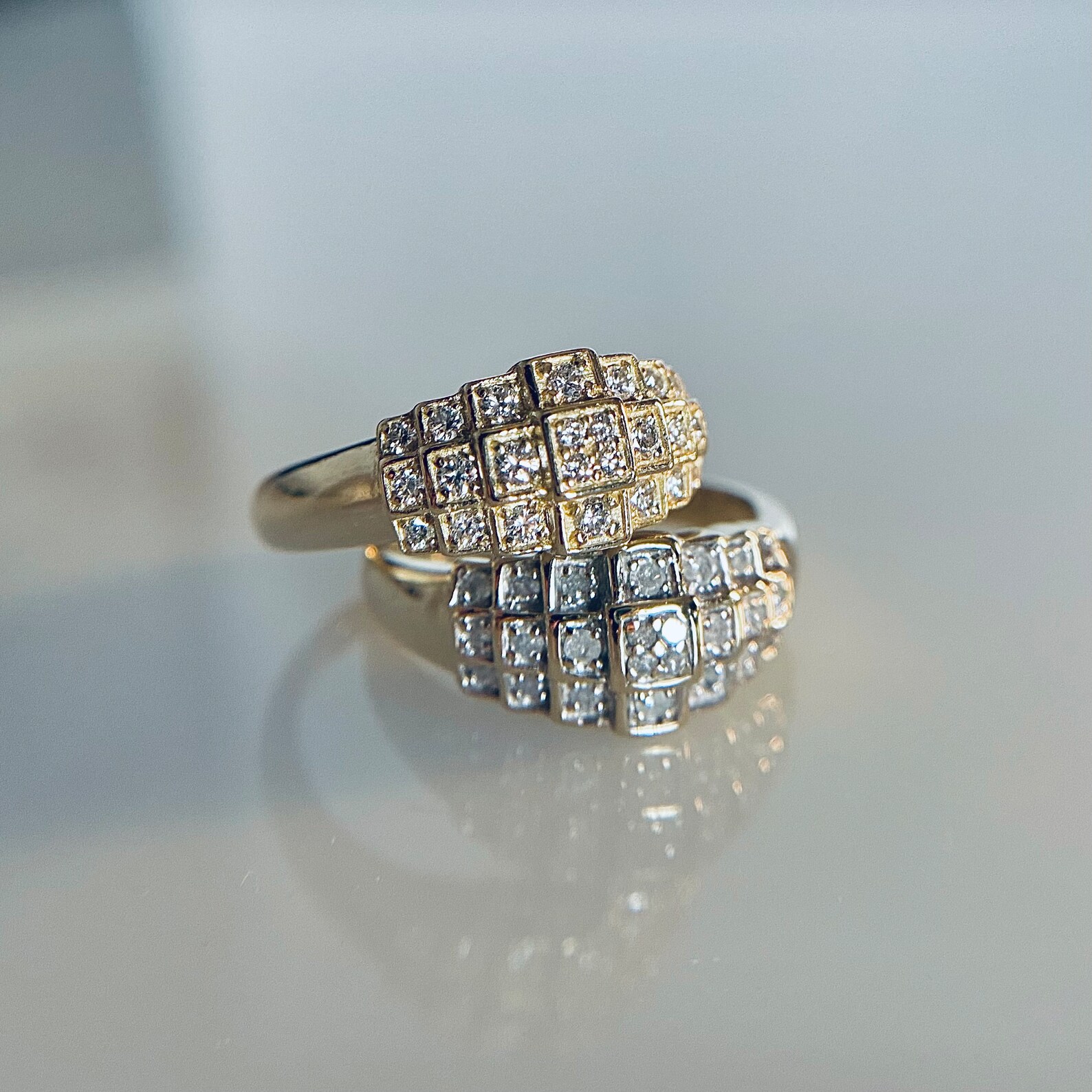 Pinky Ring, Gentleman Ring, Diamonds Gold Ring, Gold Signet Ring, Gold ...