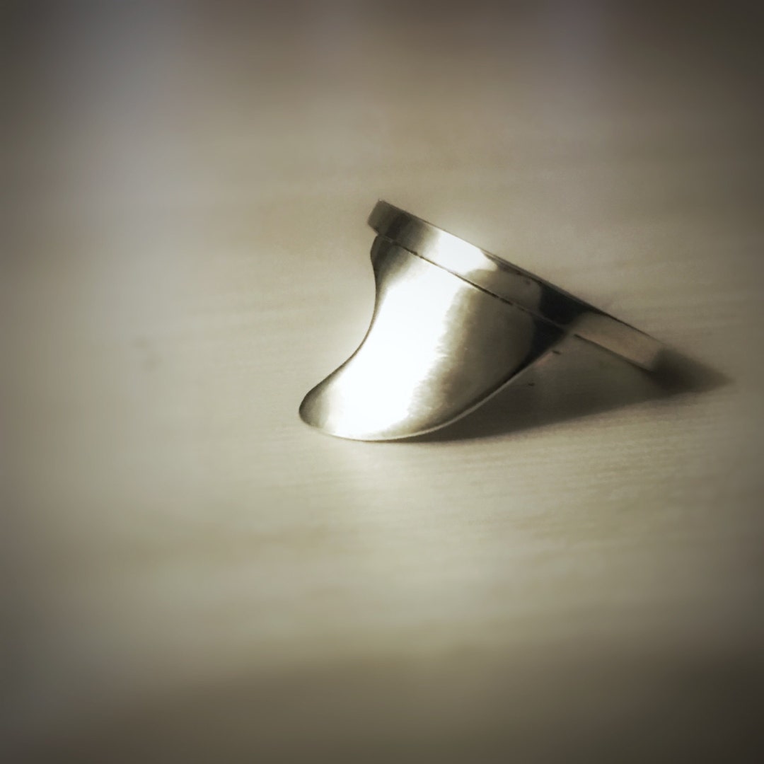 Surfboard Fin Ring, Surfer Ring, Wave Ring, Silver Fin Ring, Surf ...