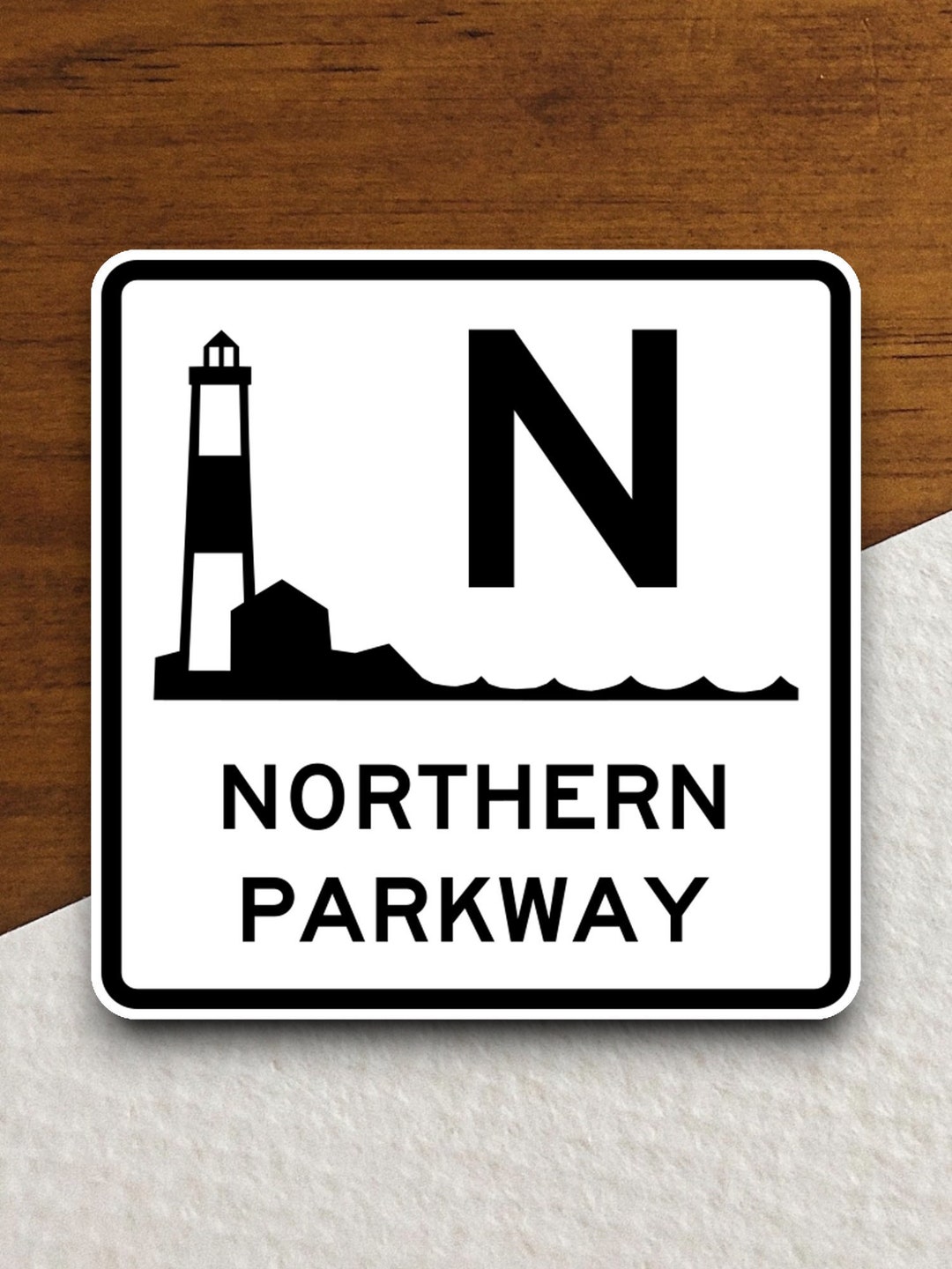 Traffic Sign Northern Parkway Road Sign Stickers, Room Décor Traffic ...