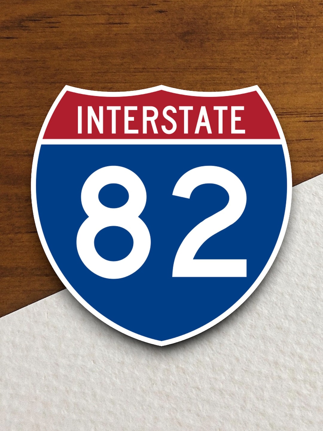 Interstate Route 82 Sticker, Interstate Highway Sign Expressway ...