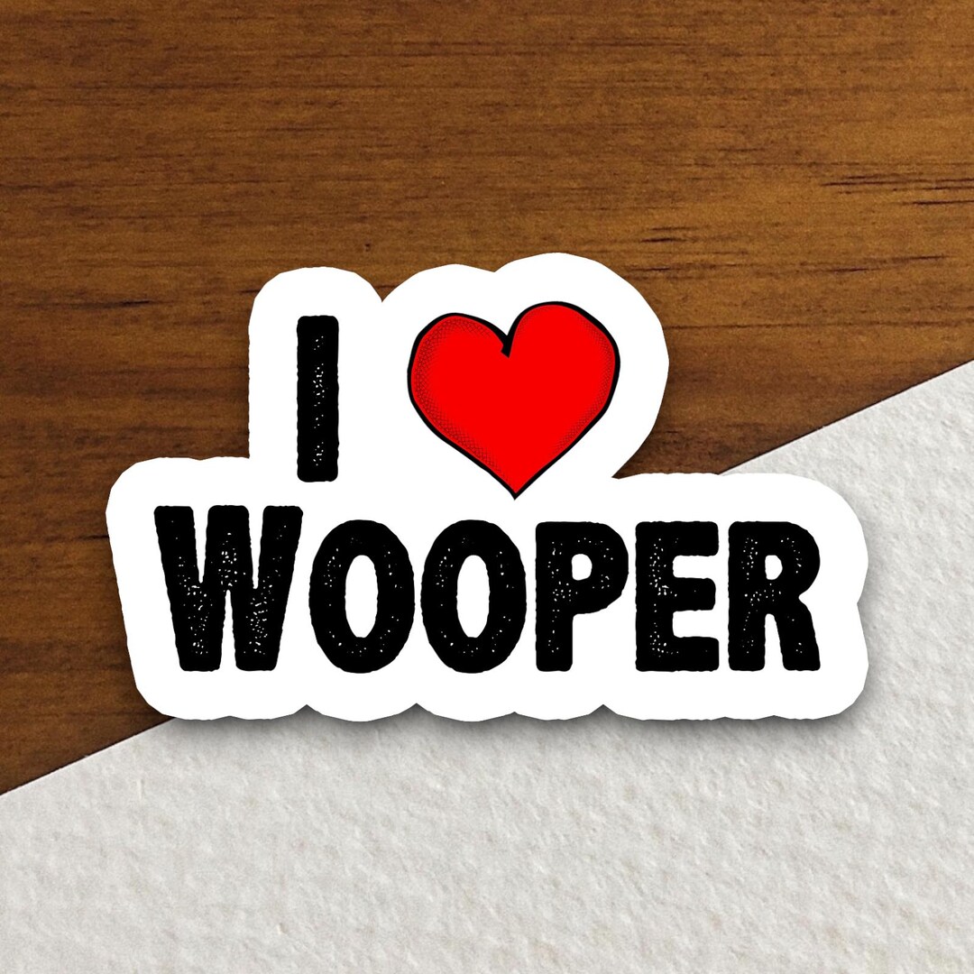 I Love Wooper Sticker, Pokémon Sticker, Heart Sticker, Love Sticker ...