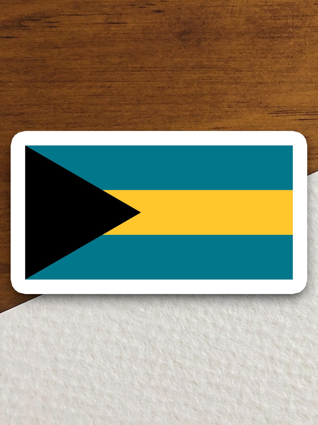 Bahamas Country Flag Sticker, International Country Sticker ...