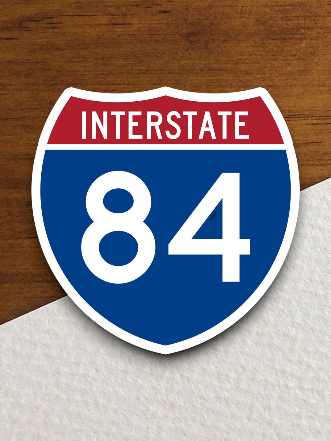 Interstate Route 84 Sticker,, Interstate Highway Sign Expressway Stickers, Highway Sign Road ...
