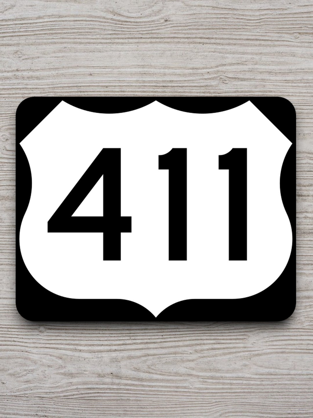 United States U.S. Route 411 Souvenir Travel Sticker, Road Sign Decor ...