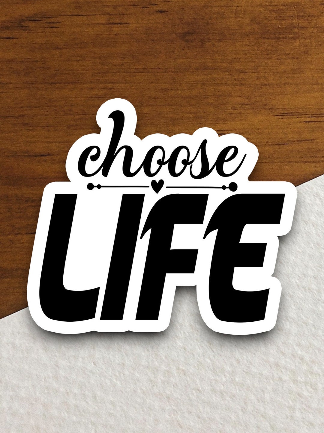 Choose Life Sticker, Religious Sticker, Faith Sticker, Worship Sticker ...