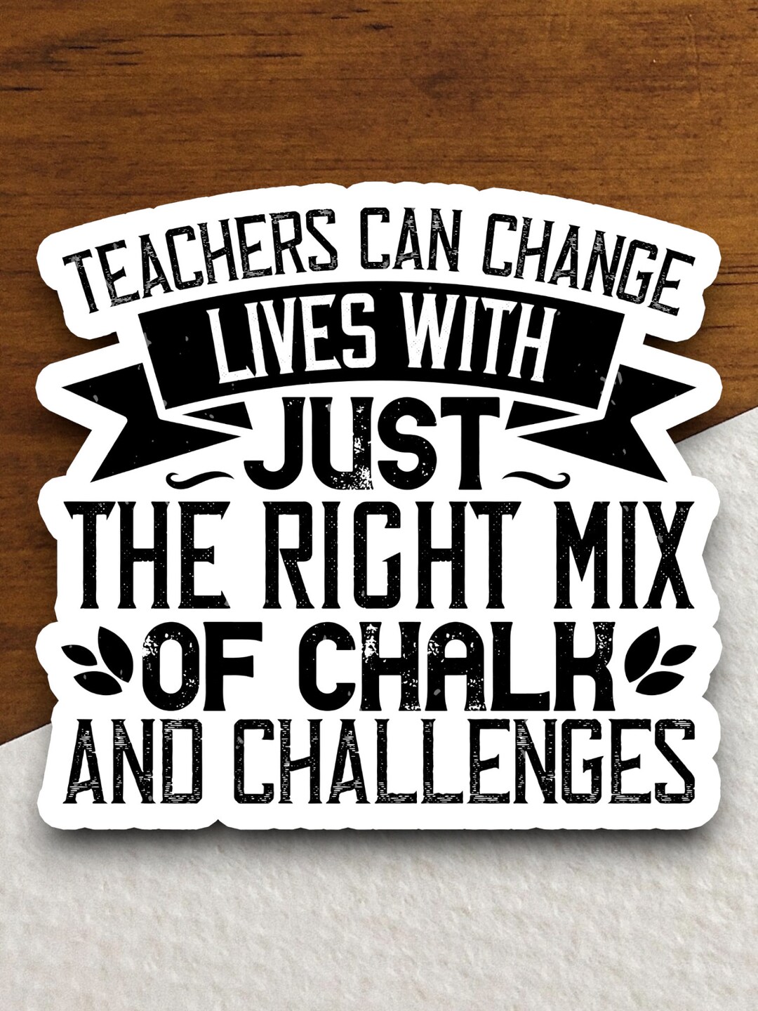 Teachers Can Change Lives Sticker - Etsy