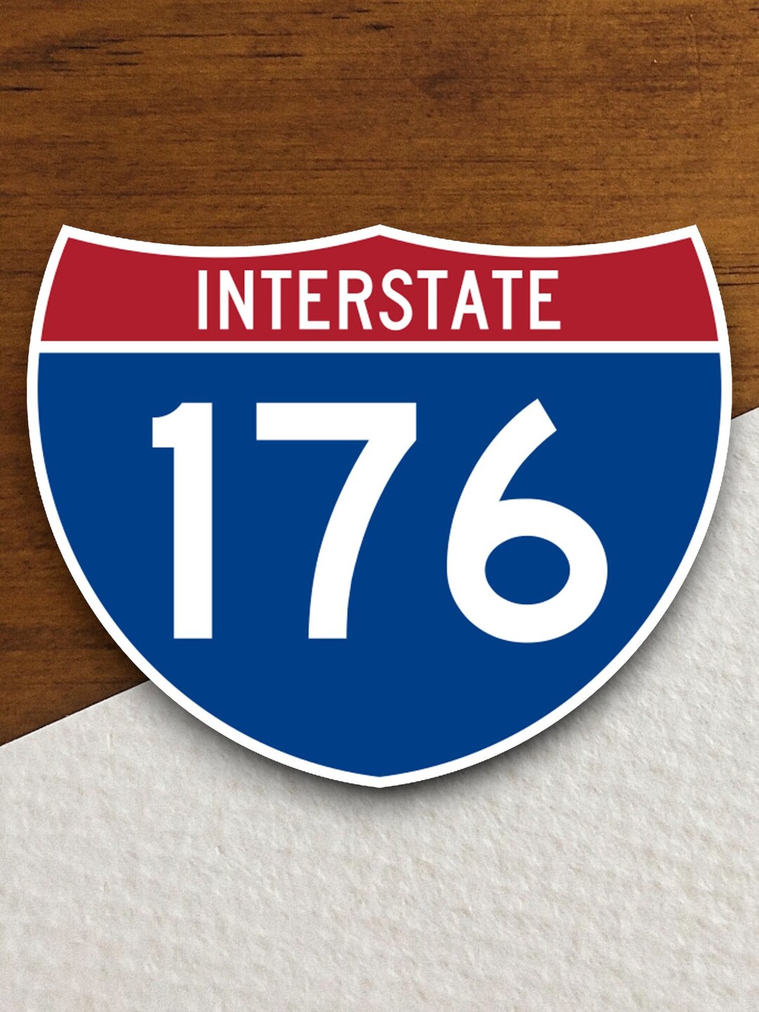 Interstate Route 176 Sticker, Interstate Highway Sign Expressway ...