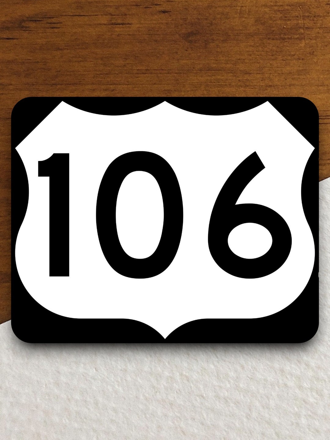 United States Route 106 Road Sign Sticker, Road Trip Sticker, Highway ...