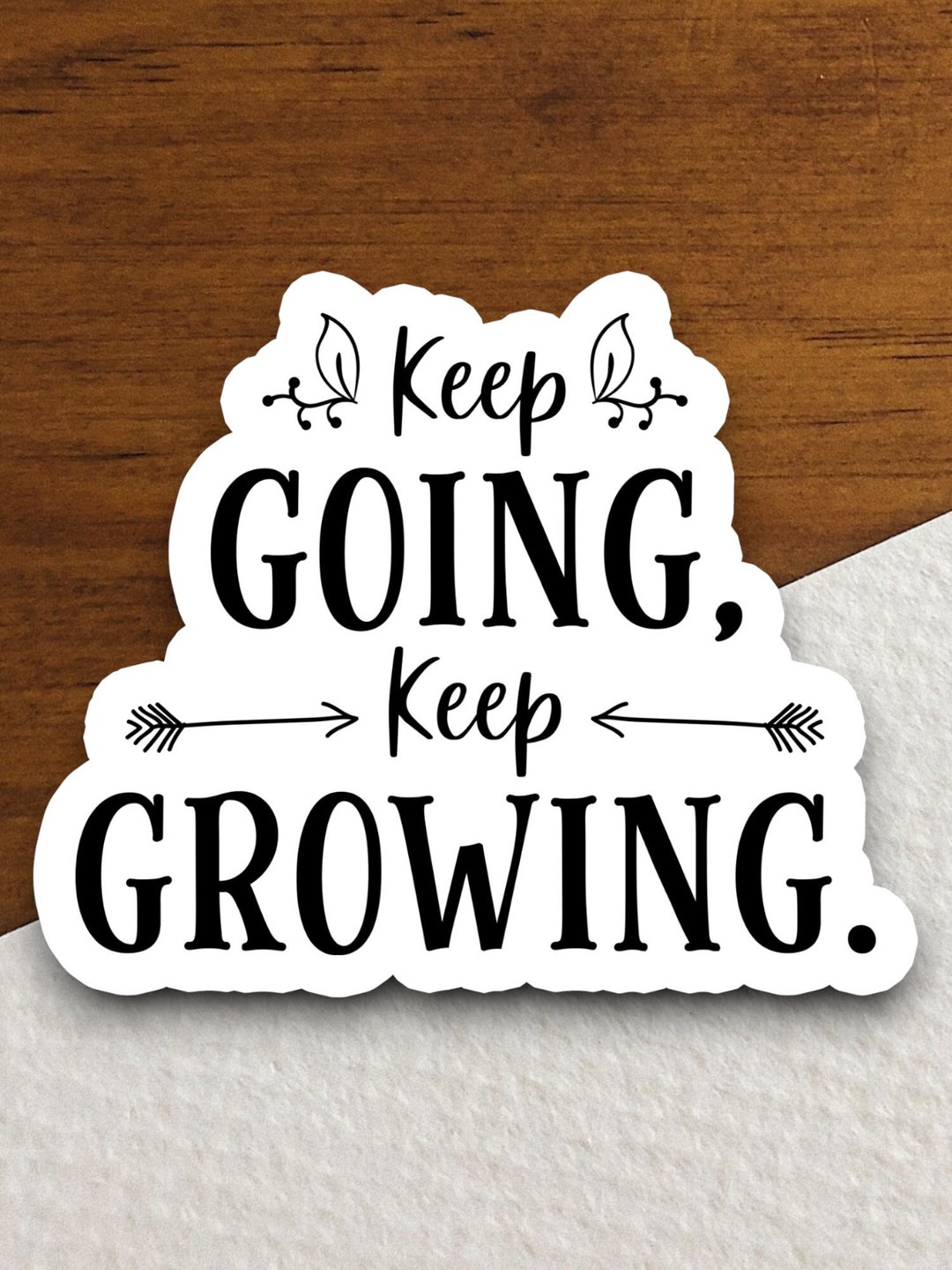 Keep Going Keep Growing Sticker, Religious Sticker, Faith Sticker ...