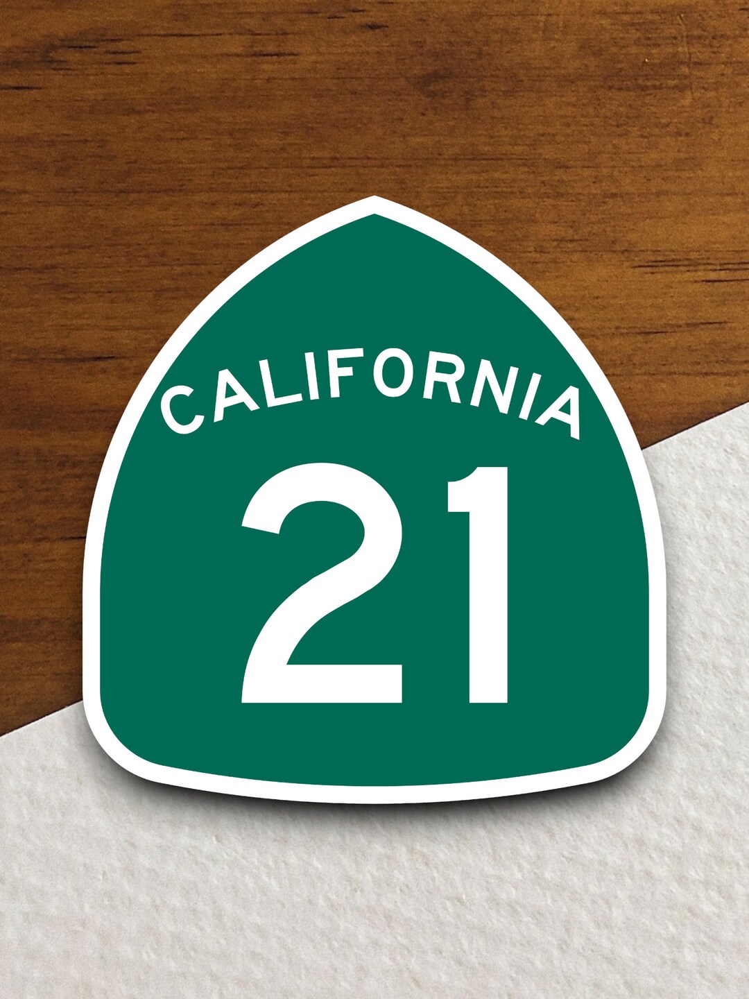 California State Route 21 Road Sign Sticker, Road Trip Sticker, Highway ...