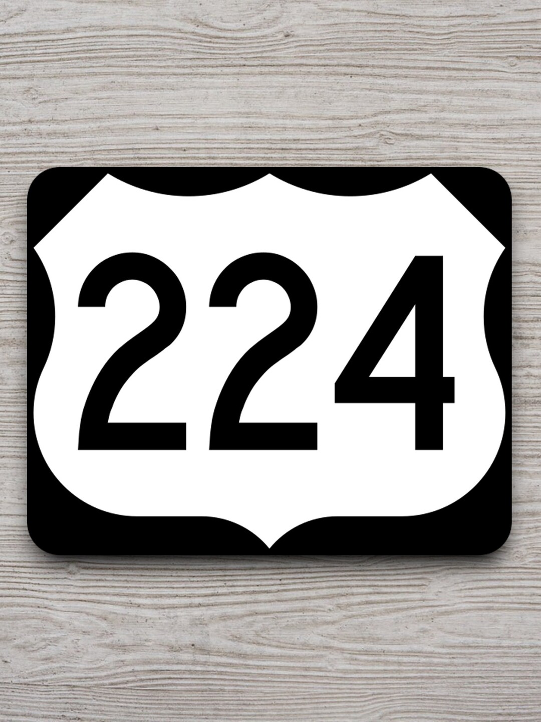 United States U.S. Route 224 Road Sign Sticker, Road Trip Sticker ...