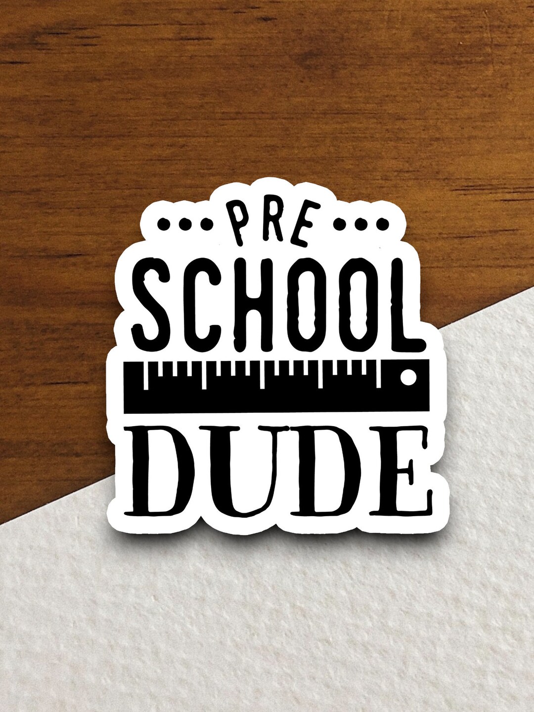 Pre-school Dude Sticker, Teacher Sticker, Education Sticker, School ...