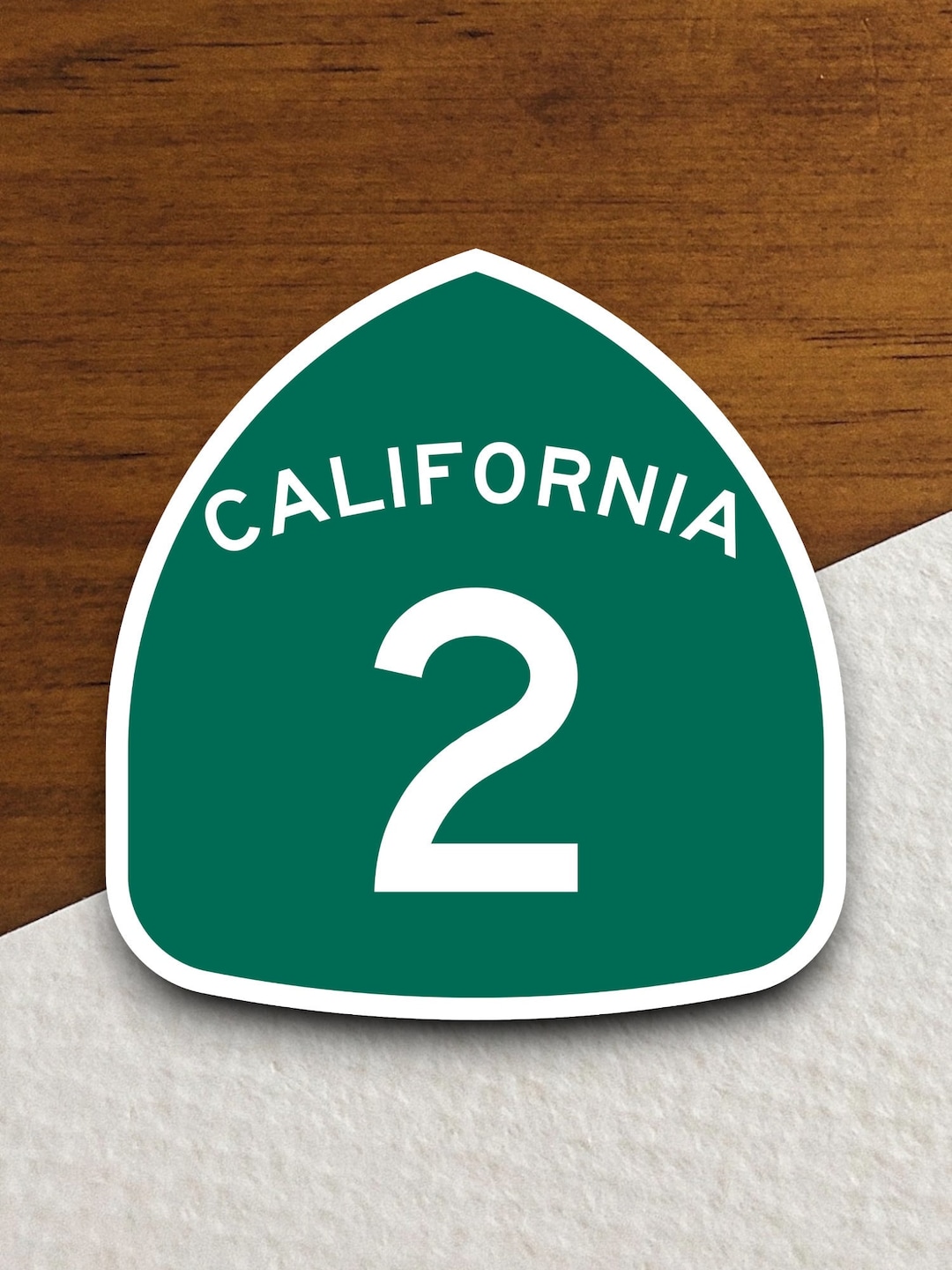 California State Route 2 Road Sign Sticker, Road Trip Sticker, Highway ...